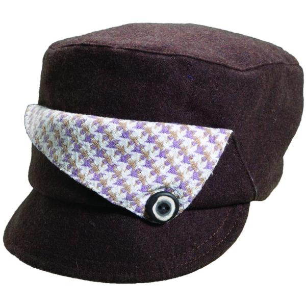 商品名: Dorfman Pacific John Callanan Women 's Button Down Cadet Hat ? ブラウン John Callanan Dorfman Pacific Button Down Cadet...