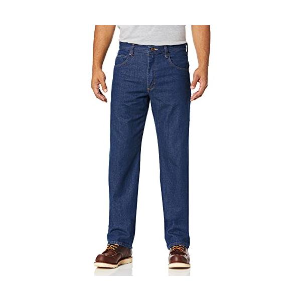 商品名: Red Kapメンズ リラックスフィット ジーンズ US サイズ: 34W x 31L カラー: パープル Red Kap PD60 Men's Relaxed Fit Jean Prewashed Indigo 31W x 34...