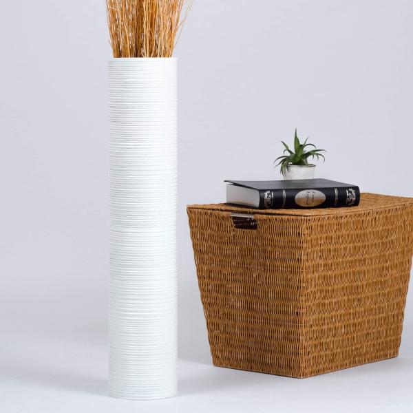 商品名:  LEEWADEE Large Floor Vase ? Handmade Flower Holder Made of Wood, Sophisticated Vessel for Decorative Branches and ...