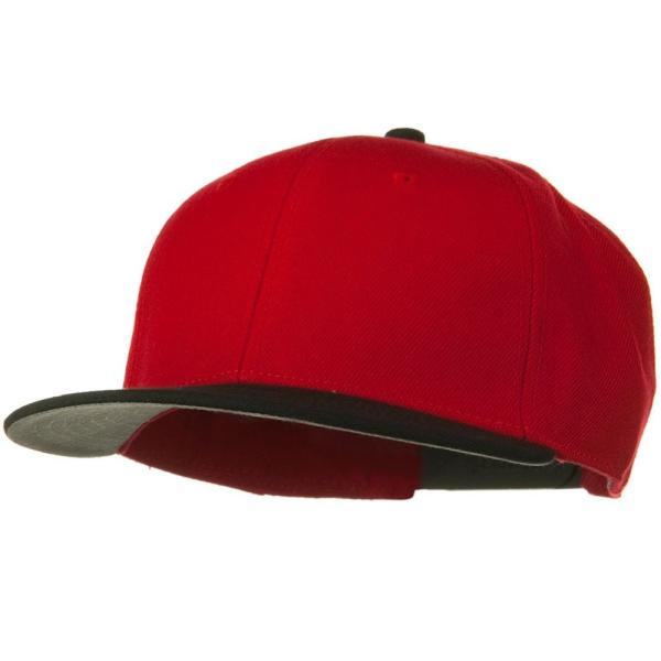 商品名: Otto Caps HAT レディース カラー: ブラック Wool Blend Flat Visor Pro Style Snapback Cap - Black Redブランド: OTTO CAP(オットーキャップ)商品サイズ...
