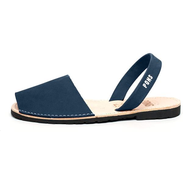 商品名: Pons 510 Avarcas クラシックスタイル レディース, フレンチブルー, 4 Pons 510 - Avarca Classic Style Women - French Blue - Size 34 (US 4)ブラ...