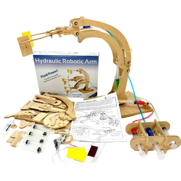 商品名: 水圧で動くロボットアーム あおぞら PATHFINDERS Hydraulic Robotic arm Kids stem Toy Science Kits for Kids Age 8 12 Robot arm Learning...