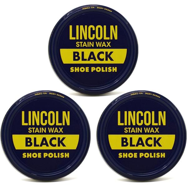 商品名: Lincoln Shoe Polish リンカーン靴ワックスポリッシュ・ブラック3オンス（3パック） Lincoln Stain Wax Shoe Polish 3 Pack - 2-1/8 oz (Black)ブランド: LIN...