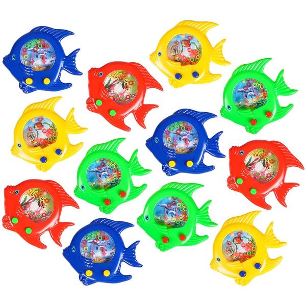 商品名: Handheld Water Ring Games ~ Fish Theme ~ Approx. 5" ~ New ~ Fish Water Toy, Sea Life Party Favors (Pack of 12) by R...