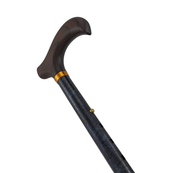 商品名: ブラック グラナイト 調節可能 折りたたみ式 杖 ダービーハンドル Black Granite Adjustable Folding Cane Derby Handleブランド: Harvy Canes高さ: 3.048cm横幅:...