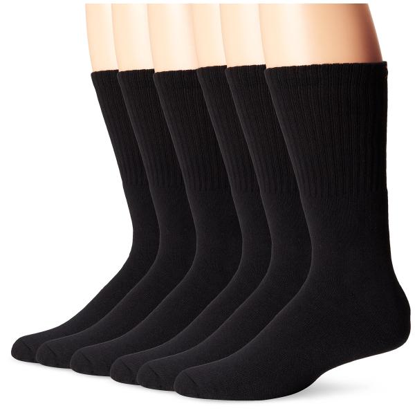商品名:  Terramar Boys Work And Sport 6 Pack Crew Athletic-socks, Black, Large USブランド: Terramar商品サイズ: Large高さ: 26.9cm横幅: 23...