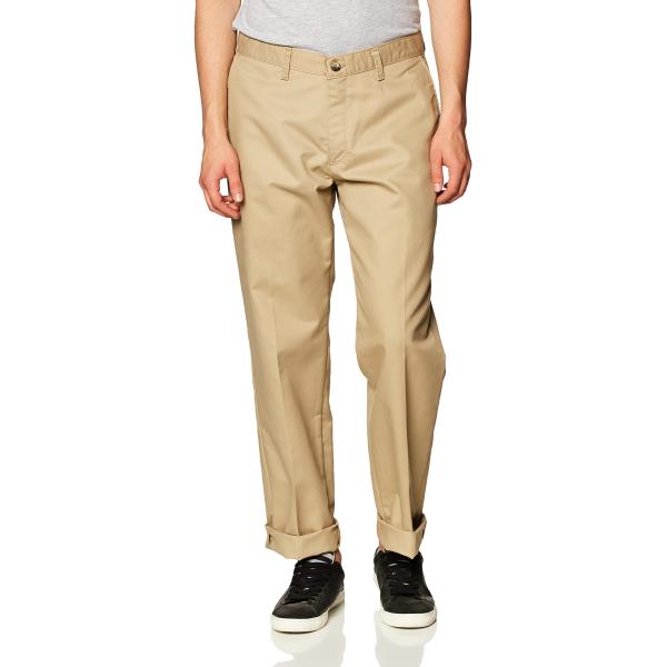 商品名: Lee メンズ トータルフリーダム リラックスクラシックフィット フラットフロントパンツ US サイズ: 42W x 32L カラー: ベージュ Lee Men's Total Freedom Relaxed Classic Fi...