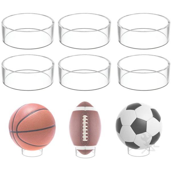 商品名: 7.6cm Basketball Football Volleyball Softball Bowling Ball Pedestal Display Stand Ring (Qty - 1) OnFireGuy 3 inch A...