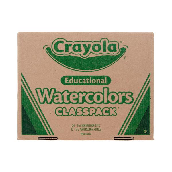 商品名: Crayola Educational Watercolors Classpack Crayola Watercolors Classpack, Bulk Paint Set For Kids, 24 Trays &amp; 12...