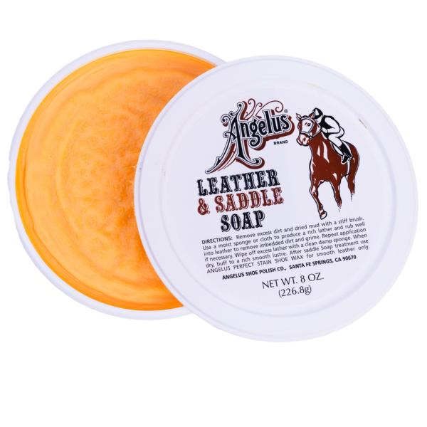 商品名:  Angelus Saddle Soap for Leather 8oz - Deep Leather Cleaner and Conditioner for Boots, Saddles, &amp; More - Made i...