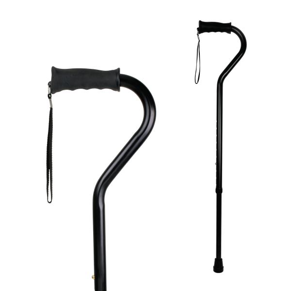 商品名: Carex Health Brands Ergo Offset Cane, Black by Carex Health Brands Carex Walking Cane with Soft Cushioned Handle - ...