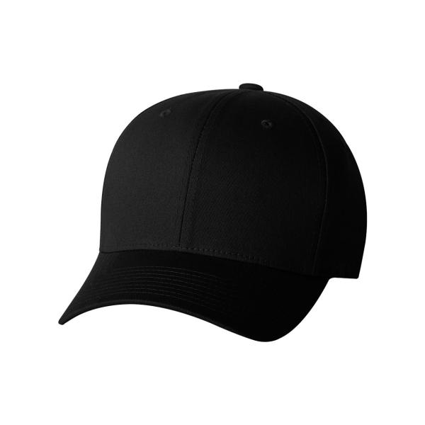 商品名: Flexfit HAT メンズ US サイズ: One Size カラー: ブラック Flexfit 6-Panel Structured Mid-Profile Cotton Twill Cap (5001) Black, L-...