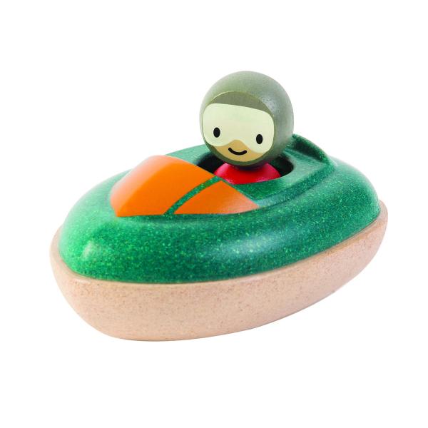 商品名: PLANTOYS 5667 スピードボート PlanToys Speed Boat Bath and Water Play Toy (5667) | Sustainably Made from Rubberwood and Non...