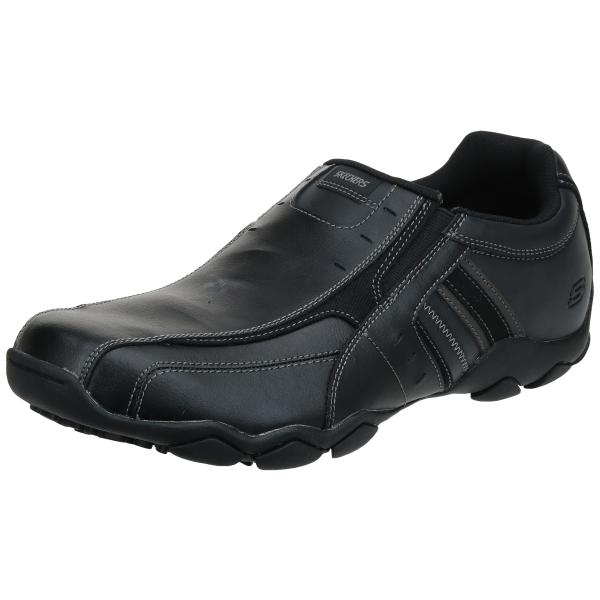 商品名: Skechers USA Men's Diameter-Nerves Slip-On Loafer,10.5 M US,Black Leather Skechers mens Diameter loafers shoes, Bla...