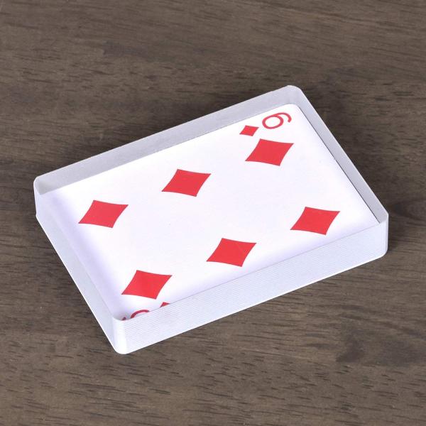 商品名:  Doowops Omni Deck Magic Trick, Glass Card Deck Ice Bound Close Up Card Illusion Accessories Gimmick Sign Card to C...