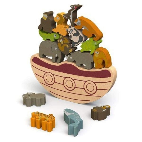 商品名: パズル 木製 アニマル 動物 ノアの方舟 バランスボード BAT-I1403 BeginAgain Balance Boat Endangered Animals Game - Promotes Active Play and M...