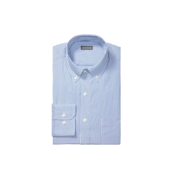 商品名: Van Heusen Men's Pinpoint Regular Fit Stripe Button Down Collar Dress Shirt Van Heusen Men's Dress Shirt Regular Fi...