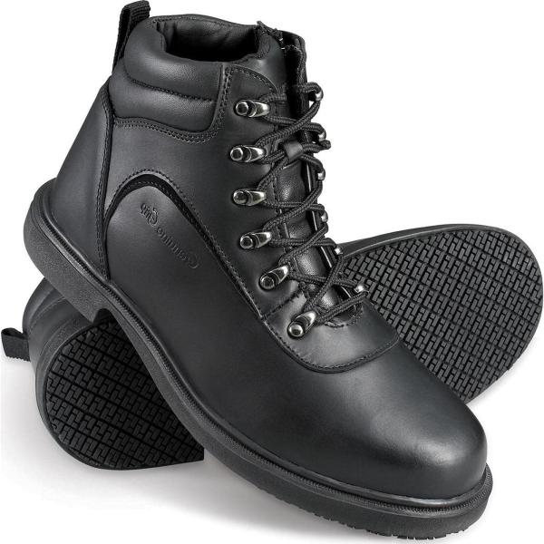 商品名: Genuine Grip APPAREL メンズ US サイズ: 11.5 D(M) US カラー: ブラック GENUINE GRIP 7130-11.5M Men Zipper Work Boot,Steel Toe,11.5...