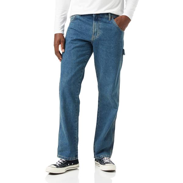商品名: DickiesメンズBig RelaxedストレートフィットCarpenter Jean カラー: ブルー Dickies Men's Big Relaxed Straight Fit Carpenter Jean, Tinted...