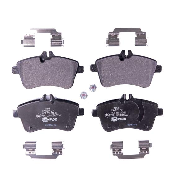 商品名: PAGID(パジット) フロントブレーキパッド BENZ 169 420 1920 / 8DB 355 010-331 Pagid 355010331 Disc Brake Pad Setブランド: ヘラ(Hella)高さ: 0....