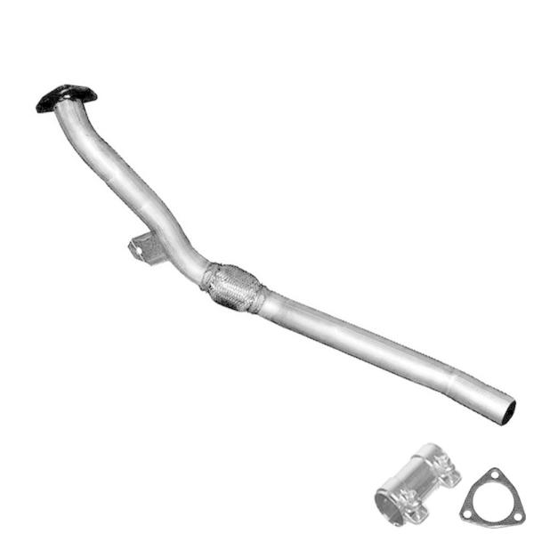 商品名: フレックス付きフロント排気パイプ 2002-2005 Audi A4 Quattro 1.8L ターボに適合 Northeastern Exhaust Aluminized Steel Front Exhaust Pipe wit...