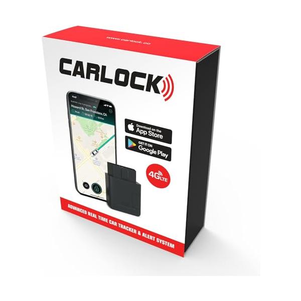 商品名: CARLOCK盗難防止カーデバイス - リアルタイム4Gカートラッカー&amp;カーアラームシステム。デバイスと電話アプリが付属。リアルタイムで車を追跡し、疑わしい行動を即座に通知します。OBDプラグ&amp;プレイ CARLOC...