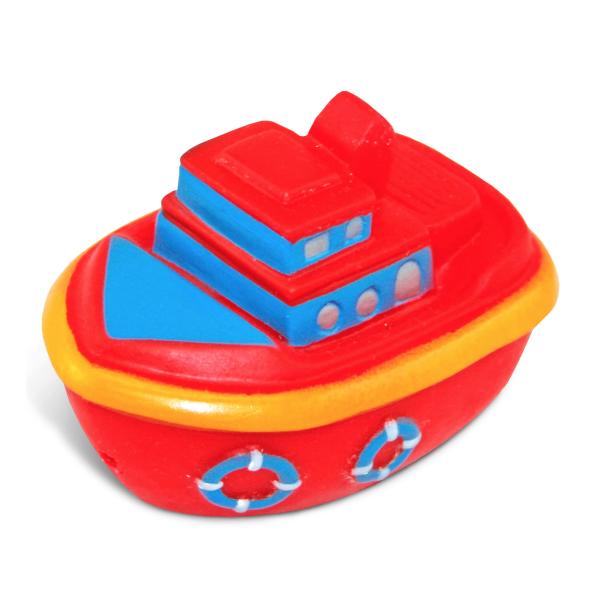 商品名:  DolliBu Ship Bath Buddy Squirter ? Floating Orange Ship Rubber Bath Toy, Fun Water Squirting Bathtime Play for Tod...