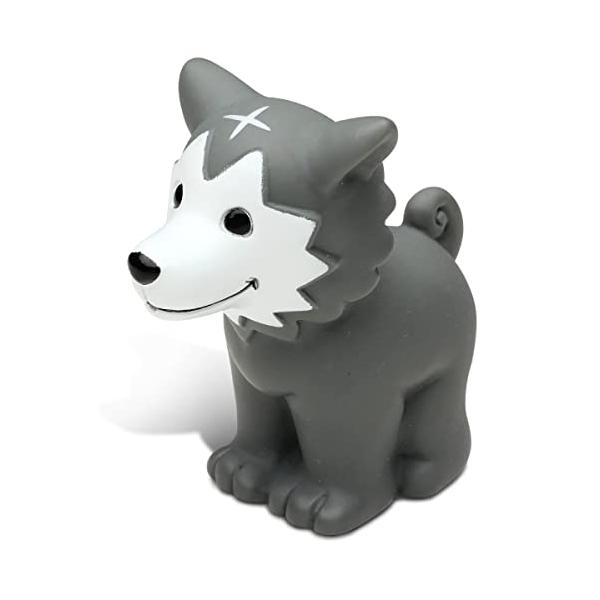 商品名: DolliBu Wolf Bath Buddy Squirter ? フローティングウルフラバーバストイ 楽しい水潮吹きお風呂タイム遊び 幼児向け キュートでソフトな野生生動物のおもちゃ バスタブ ビーチ プール用 女の子と男の子...