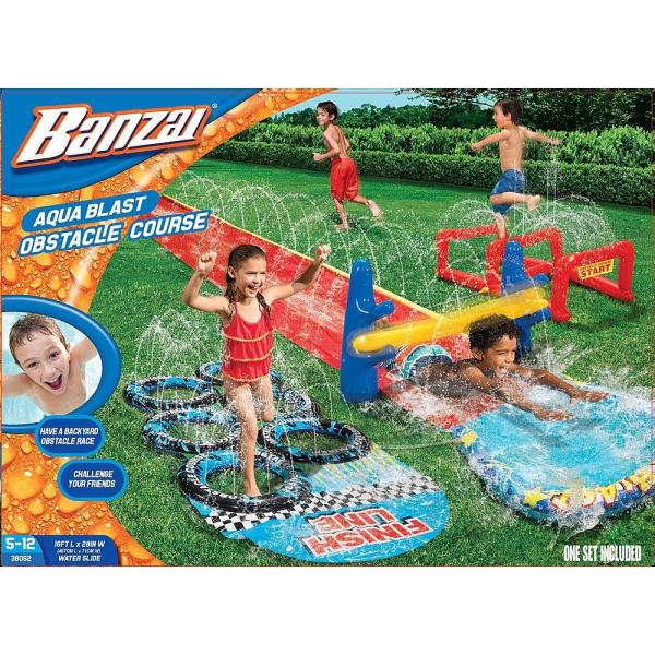 商品名: Banzai Aqua Blast Obstacle Course Banzai Aqua Blast Obstacle Courseブランド: Banzai商品サイズ: Medium高さ: 35.7124cm横幅: 30.708...