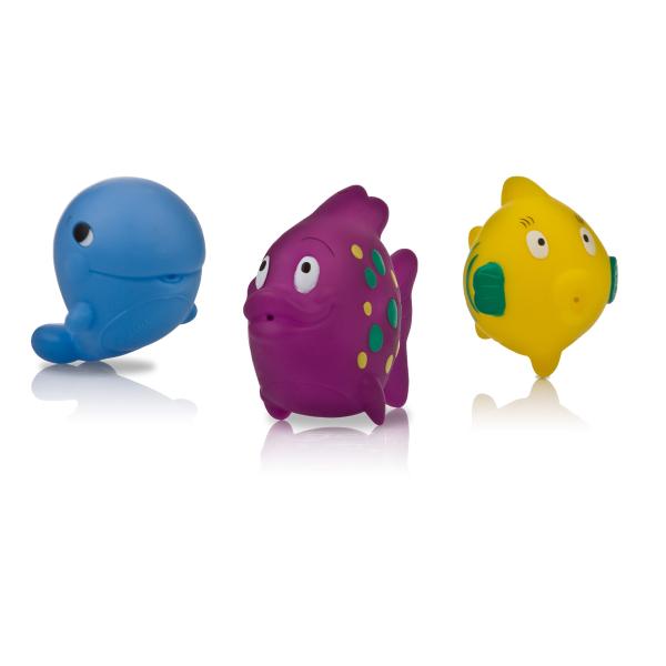 商品名: Nuby 3-Pack Fun Fish Squirter Bath Toys Nuby Fun Fish Squirters - 3 Packブランド: Nuby商品サイズ: 3 Count高さ: 19.2cm横幅: 14.9c...