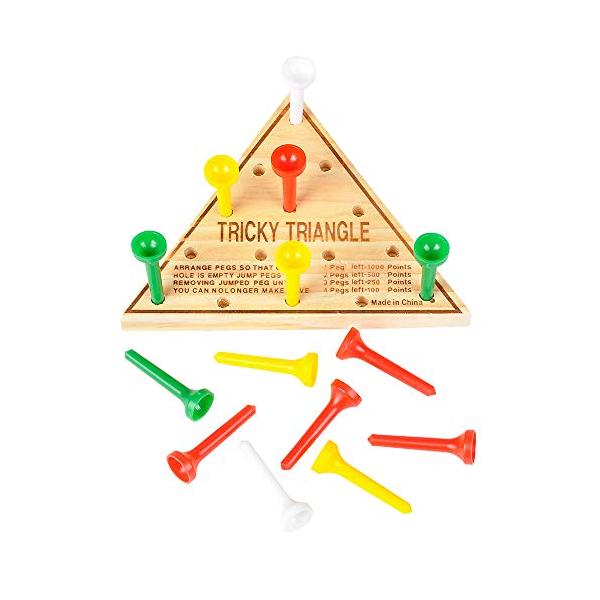 商品名: Wooden Tricky Triangle Game U.S. Toy Tricky Triangle Game - Travel Games, Assorted, MU845ブランド: Rhode Island Novelty...