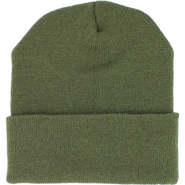 商品名: KBETHOS HAT メンズ カラー: グリーン SKIHAT-Long OLV Thick and Warm Mens Daily Cuffed Beanie or Slouchy Made in USA Knit Hat C...