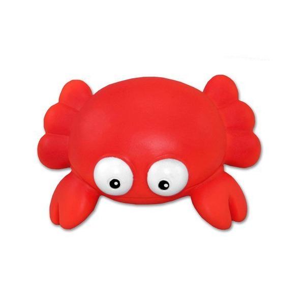 商品名: DolliBu Crab Bath Buddy Squirter ? フローティングレッドカニゴムバスおもちゃ 楽しい水潮吹きバスタイム遊び 幼児向け キュートでソフトな海の生き物のおもちゃ バスタブ ビーチ プール 女の子 男の...