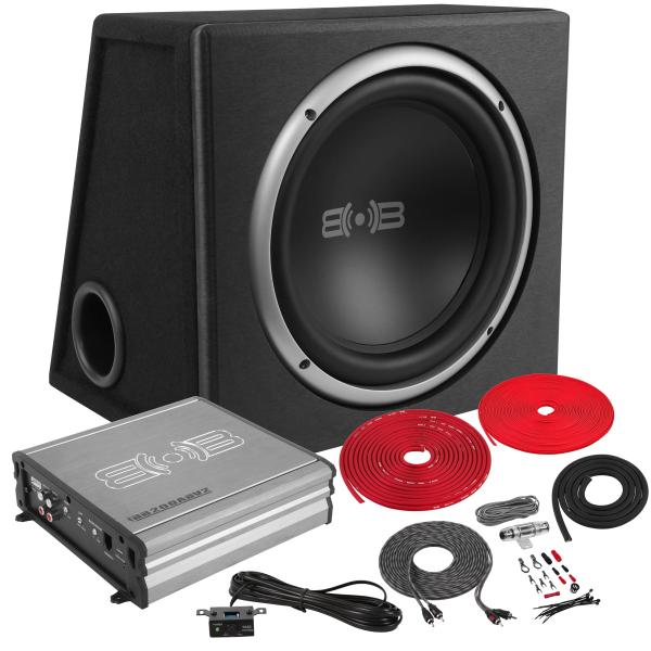 商品名: Belva 500 watt Bass Package Single 10" sub in ported box monoblock amp &amp; amp kit BELVA BPKG110v2 500W Single 10...