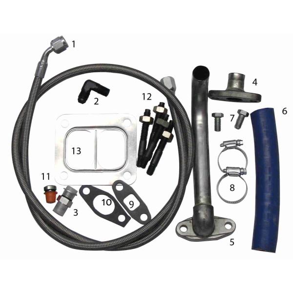 商品名: Fleece Performance Engineering FPE-TURBO-INST-KIT-DMAX S300/S400 ターボ取り付けキット (GM Duramax 6.6L) Fleece Performance En...