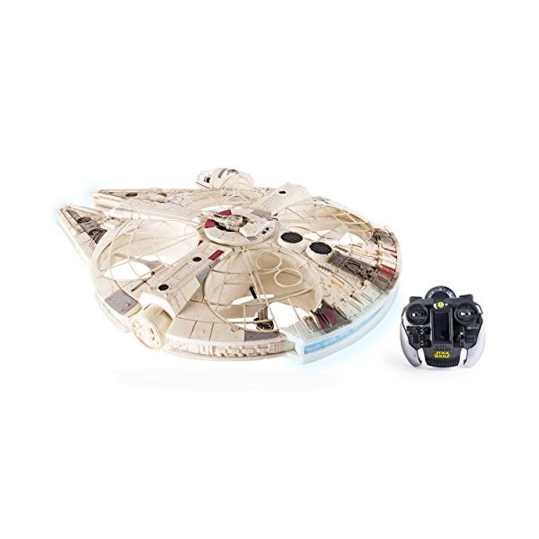 商品名:  Air Hogs Star Wars Millennium Falcon, X-Largeブランド: Air Hogs商品サイズ: Large高さ: 78.994cm横幅: 56.134cm奥行: 17.018cm重量: 335...
