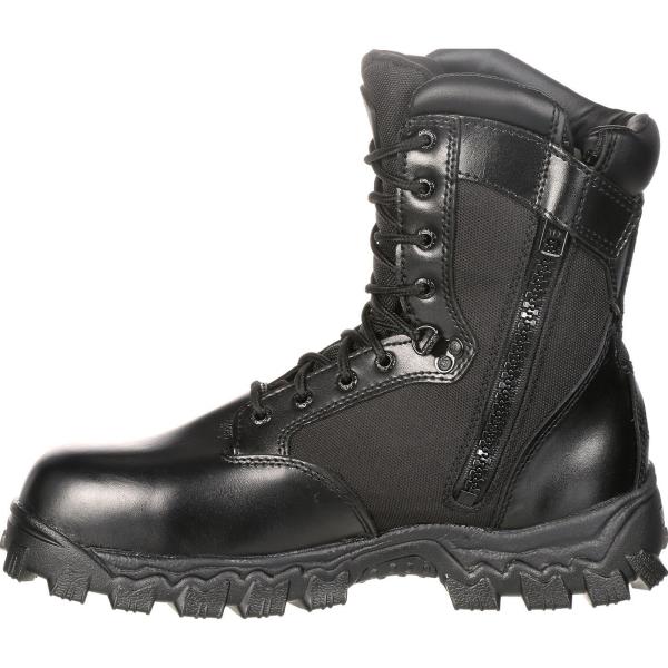 商品名: ロッキーMen 's 8 "アルファForce防水断熱Duty Boot カラー: ブラック Rocky Alpha Force Waterproof 400G Insulated Public Service Boot Size...