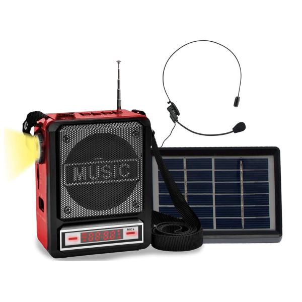商品名:  Technical Pro WASPSOLAR100 Wireless Amplifier Speaker, Solar, Redブランド: Technical Pro高さ: 16cm横幅: 13cm奥行: 9.7cm重量: 6...