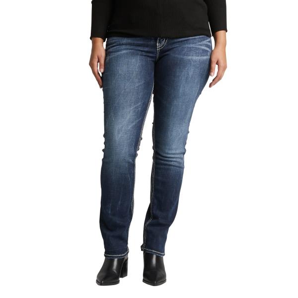商品名: Silver Jeans Co. Women's Plus Size Suki Curvy Fit Mid Rise Straight Leg Jeans Silver Jeans Co. Women's Plus Size Su...