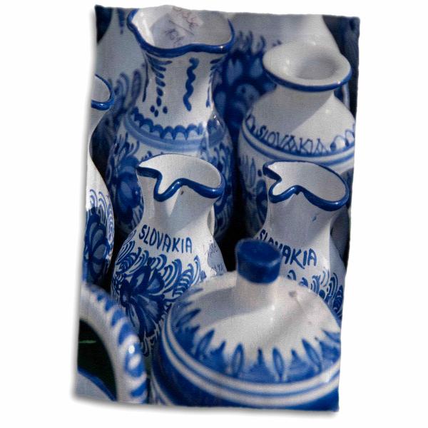 商品名:  3D Rose Slovakia-Bratislava-Souvenir Pottery-Eu42 Cmi0063-Cindy Miller Hopkins Hand/Sports Towel, 15 x 22ブランド: 3dR...