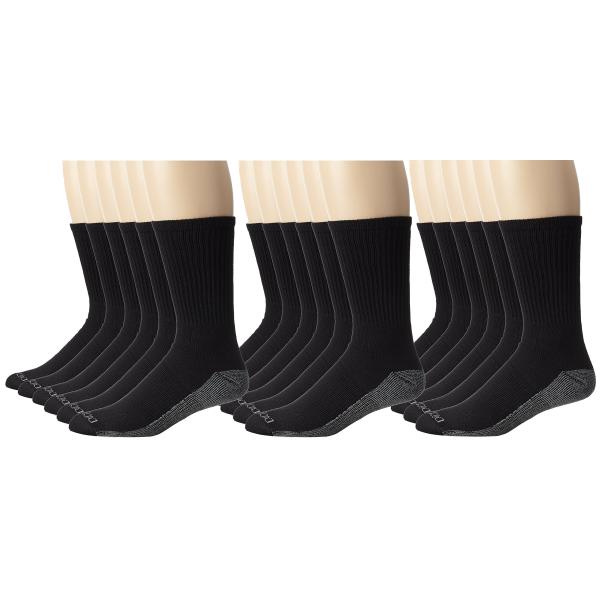 商品名: Dickies メンズ 6足組 Dri-Tech 快適クルーソックス US サイズ: Shoe Size: 12-15 Dickies Men's Dri-Tech Comfort Crew Socks - Big &amp; T...