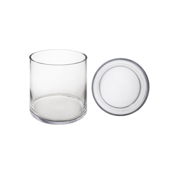 商品名:  Mega Vases Cylinder Vase 8 Inch x 8 Inch, Decorative Clear Glass with Sturdy Base, Wedding Centerpieces, Flower Bo...
