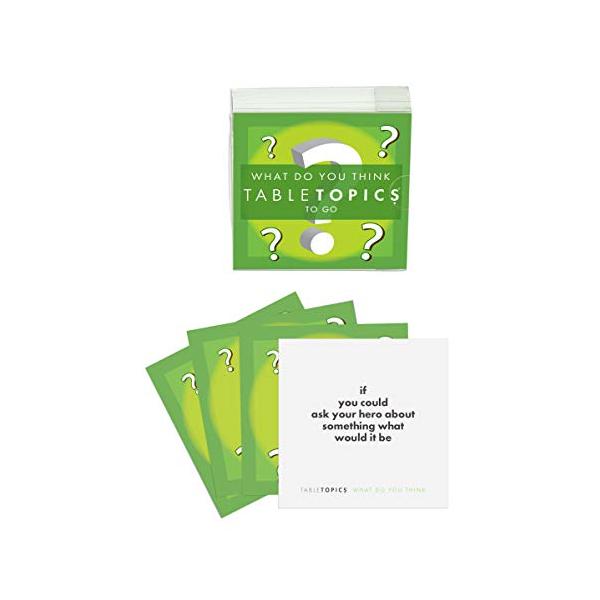 商品名: TableTopics トゥゴー What Do You Think [英語版] TableTopics - What Do You Think? 40 Fun Question Game Cards - Get to Know ...