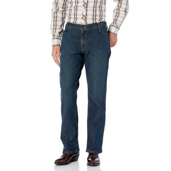 商品名: Ariat メンズ Rebar M4 Workhorse ワークパンツ US サイズ: 34W x 30L カラー: ブルー Ariat Male Rebar M4 Relaxed DuraStretch Workhorse Bo...