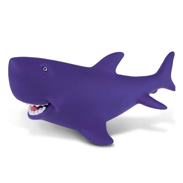 商品名: DolliBu Shark Bath Buddy Squirter ? フローティングパープルシャークラバーバストイ 楽しい水潮吹きバスタイム遊び 幼児向け キュートでソフトな海の生き物のおもちゃ DolliBu Shark Ba...