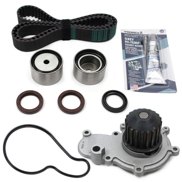 商品名:  CNS Timing Belt Kit &amp; Water Pump Set Compatible with 95-99 DODGE/EAGLE/MITSUBISHI 2.0L (1997cc) DOHC L4 16V,"4...