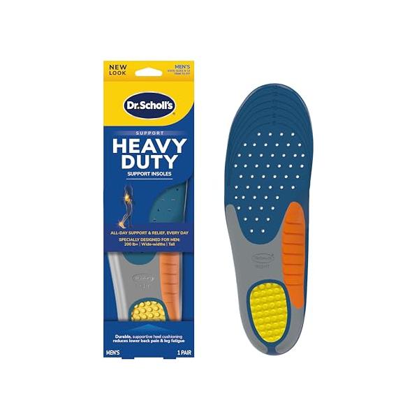 商品名: Dr. Scholl's 男性のためのヘビーデューティ支援のためのドクター・ショール痛みを軽減するインソール、1ペア、サイズ8-14 Dr. Scholl's Heavy Duty Support Insole Orthotics...