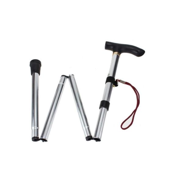 商品名: Healthcom ウォーキング杖 ウォーキングスティック アルミニウム合金 折りたたみケーン 調節可能 折りたたみ可能な杖 軽量 (シルバー) Healthcom Foldable Walking Canes Walking S...