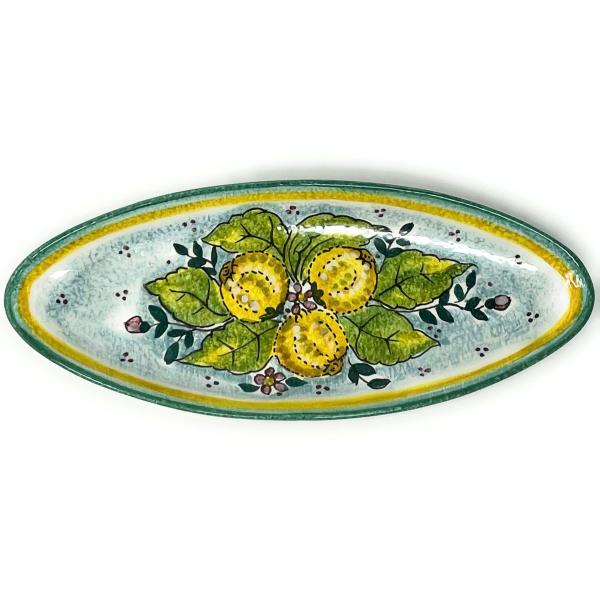 商品名:  CERAMICHE D'ARTE PARRINI - Italian Ceramic Art Pottery Serving Bowl Centerpieces Tray Hand Painted Decorative Lemo...