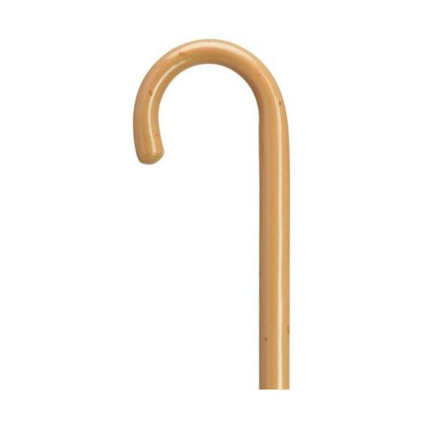 商品名:  Crook Handle Cane, also known as a Hospital Cane - Premium Malacca Finish. 1 Inch diameter, northern ash wood cane...
